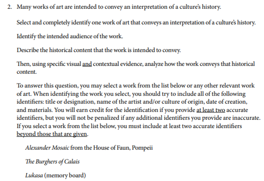 Art History Visual Analysis Essay Example Sitedoct